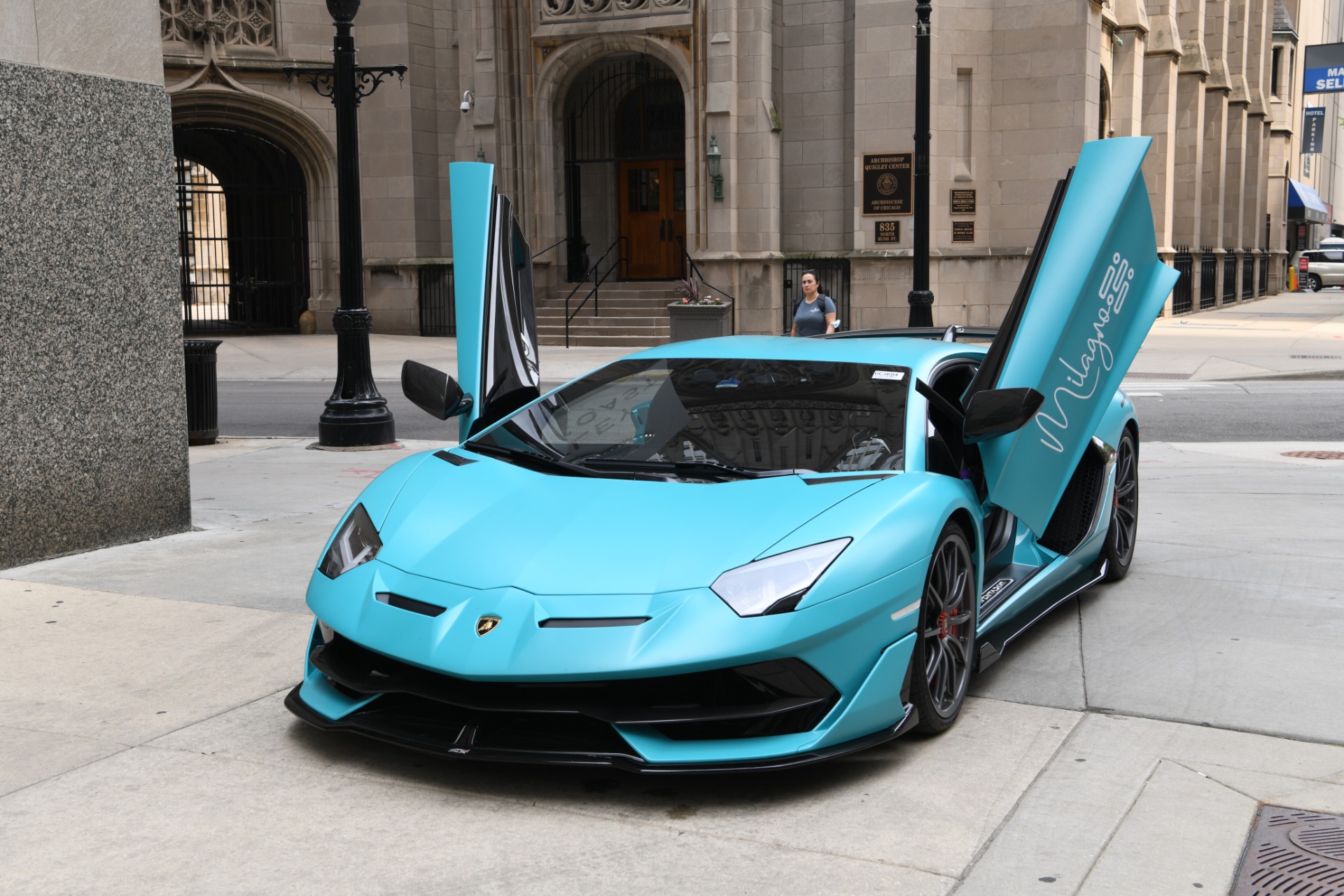 Aventador Azure Blue