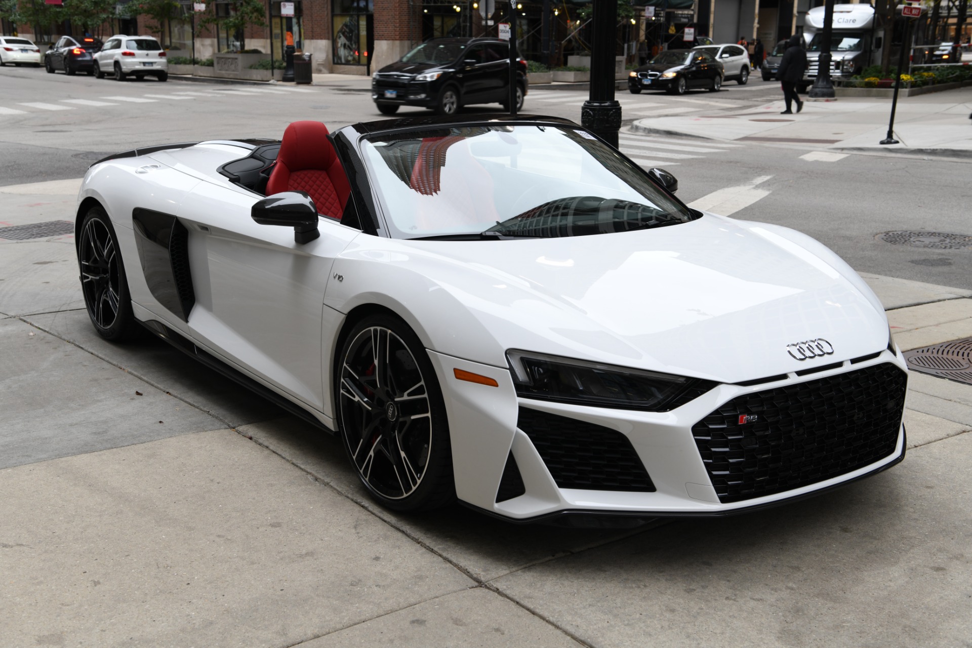 Audi R8 Spyder White 2022