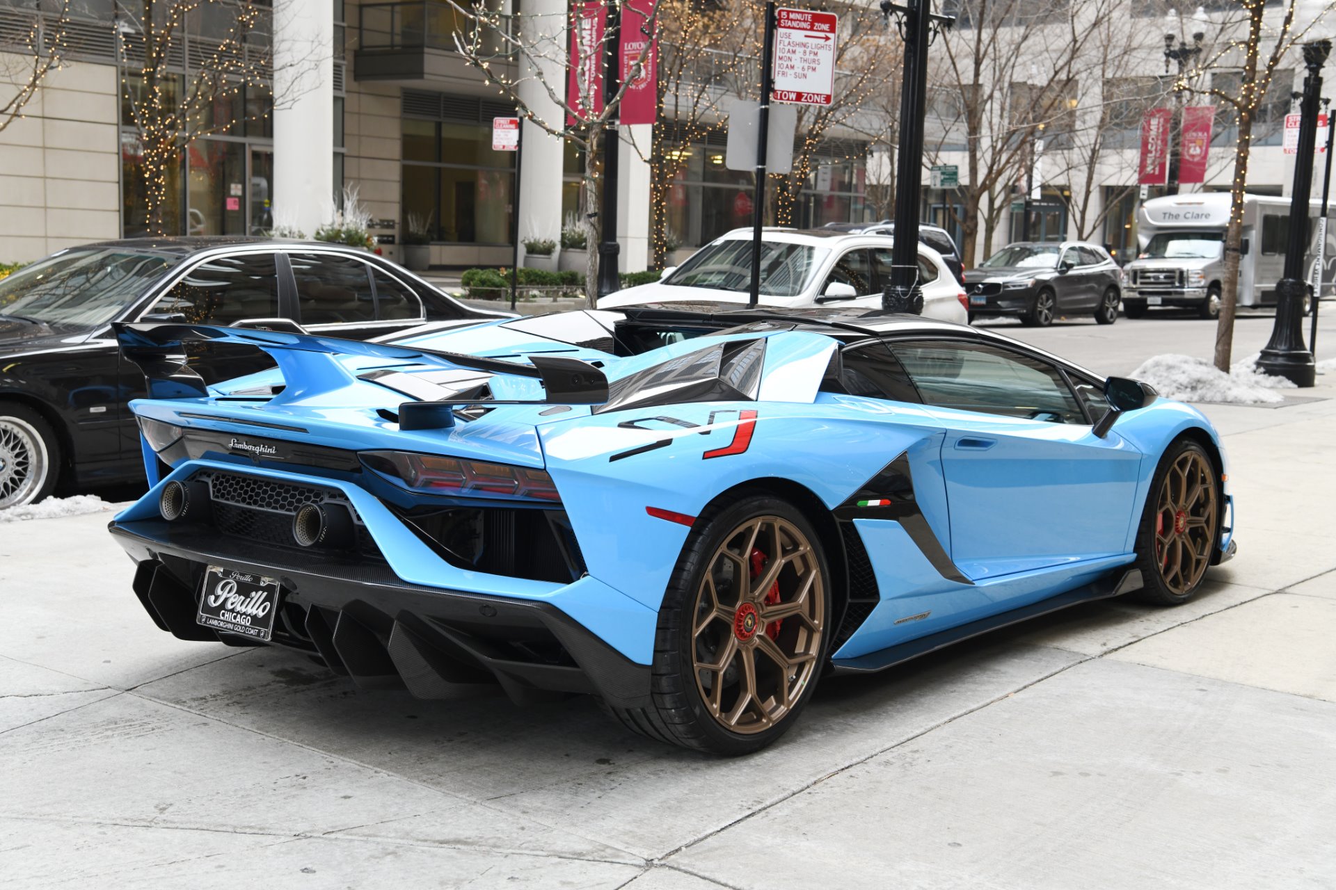 Lamborghini Aventador Roadster Light Blue