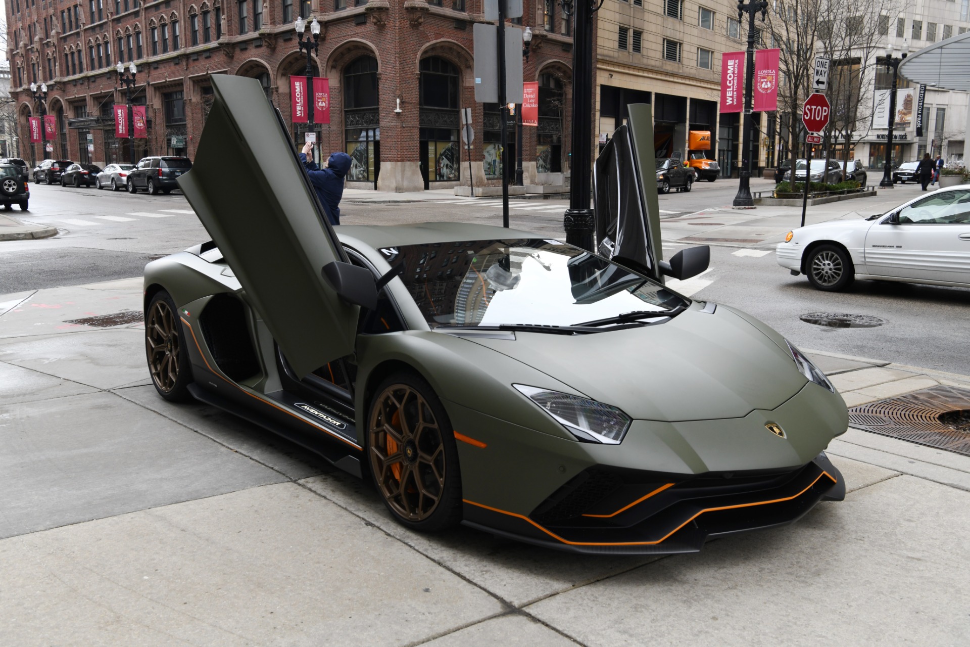 Lamborghini Aventador In Matte 2012 Lamborghini Aventador LP700 4